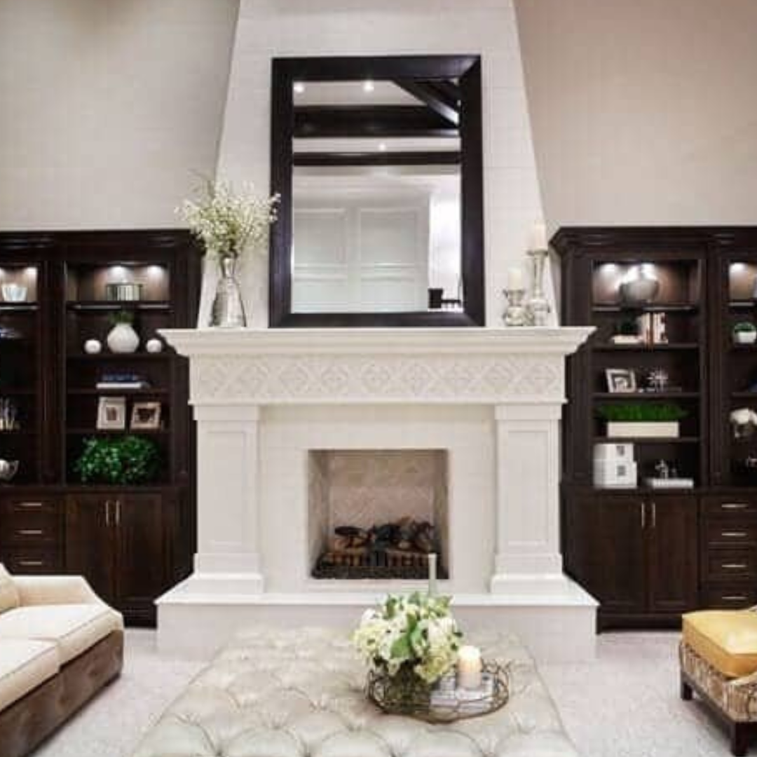 Cast Stone Fireplace Mantel Shelves
